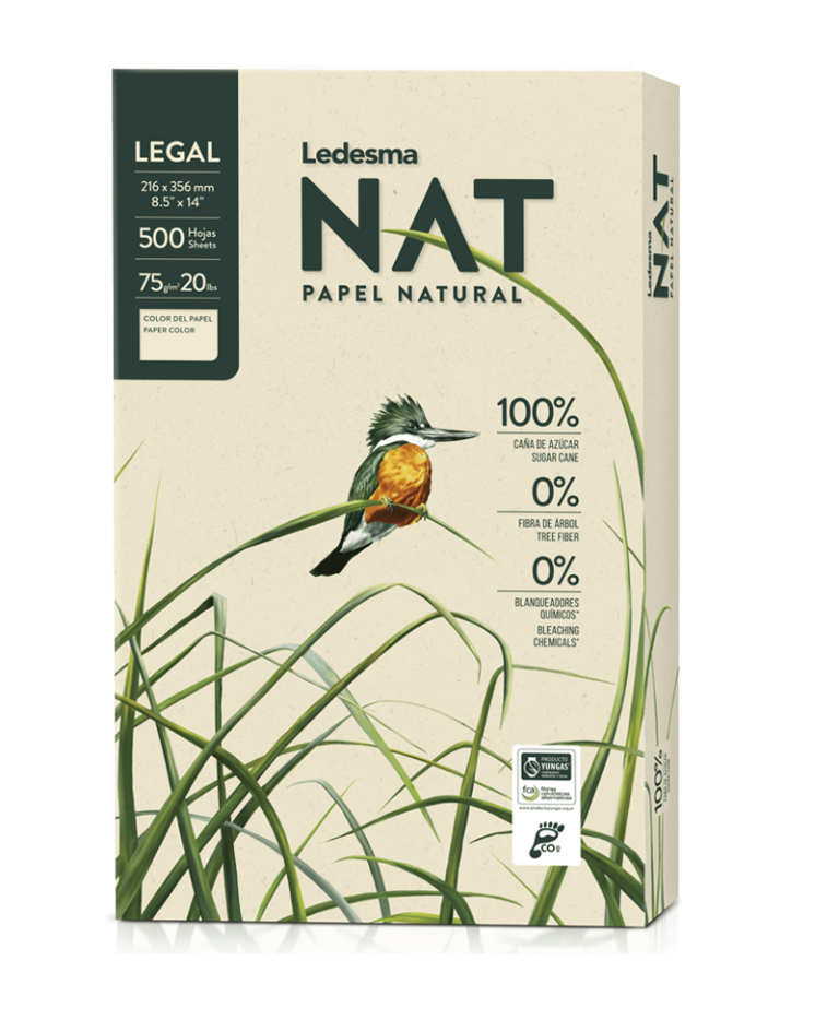 Resma Legal 21.6x35.6 Ledesma NAT 75g x 500 hjs - Resmastore