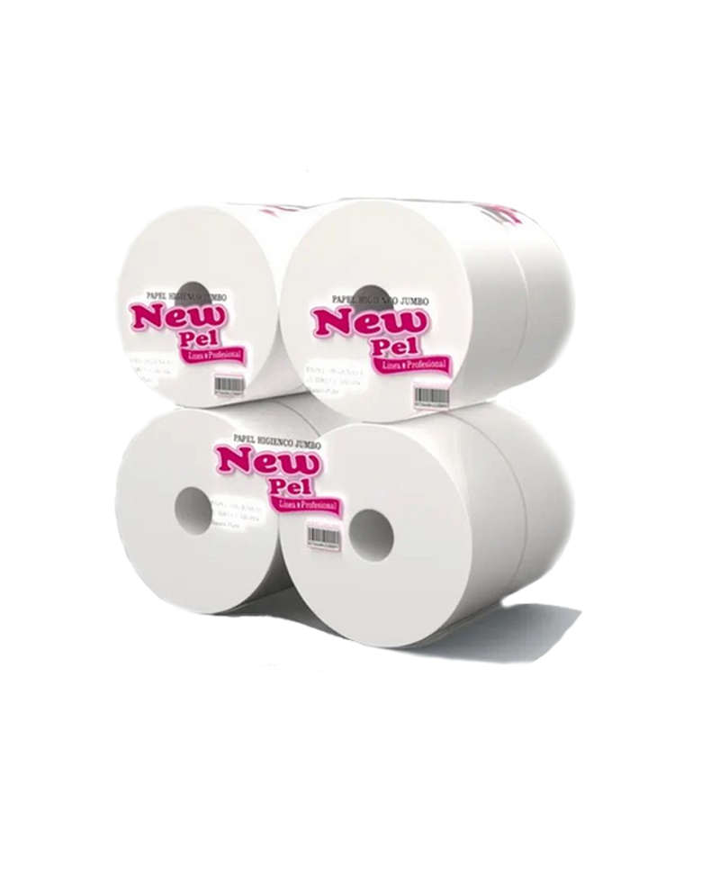 Bolson Papel Higienico New Pel 8x300 Blanco Premium - Resmastore